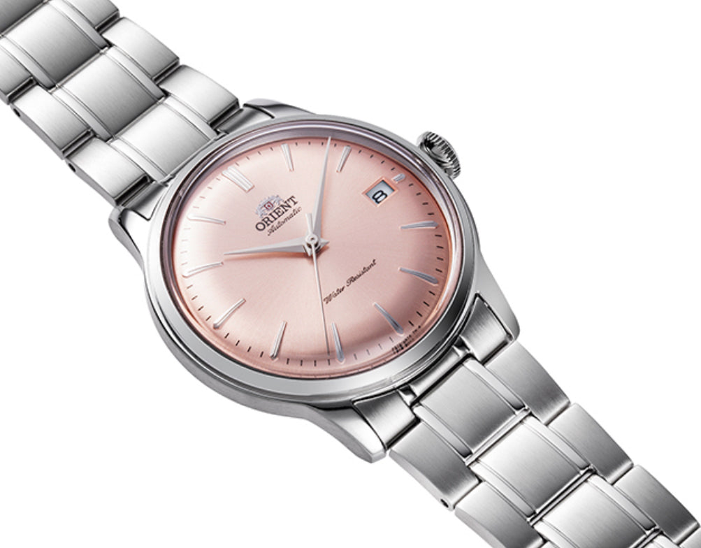 Orient Bambino 38mm 龬 Strap Watch RA-AC0M10L30B – HOURGLASS WATCH STORE