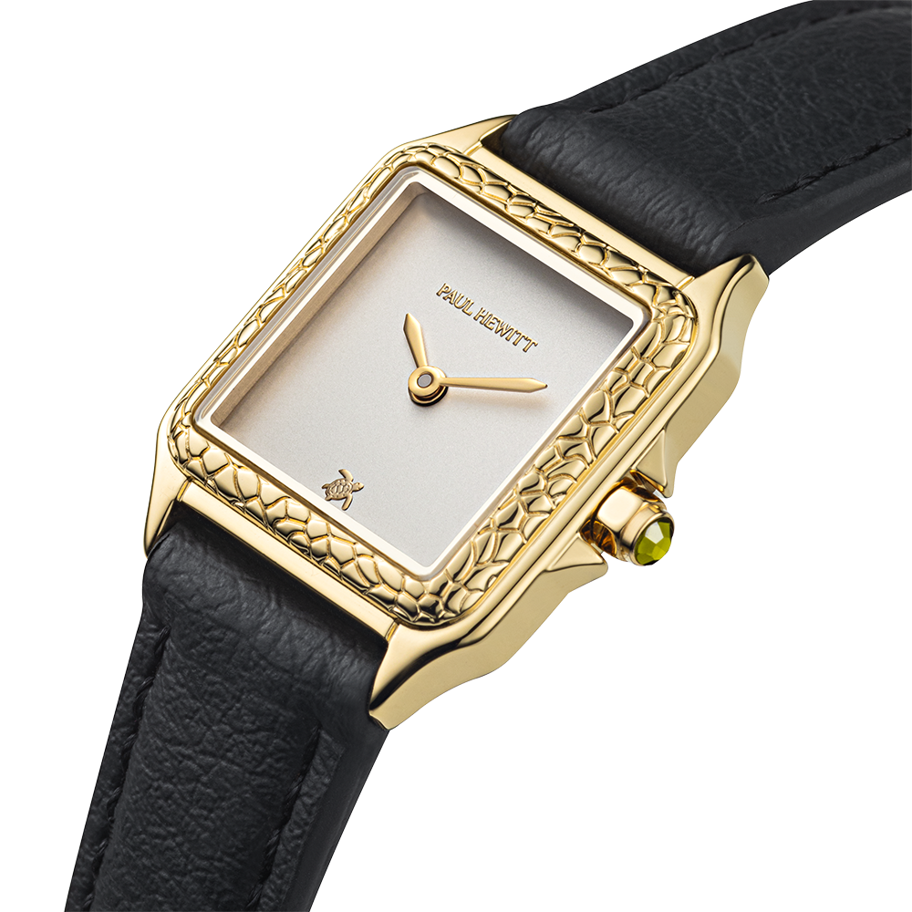 Paul Hewitt Petit Turtle White & Gold PH-W-2023 – HOURGLASS WATCH STORE