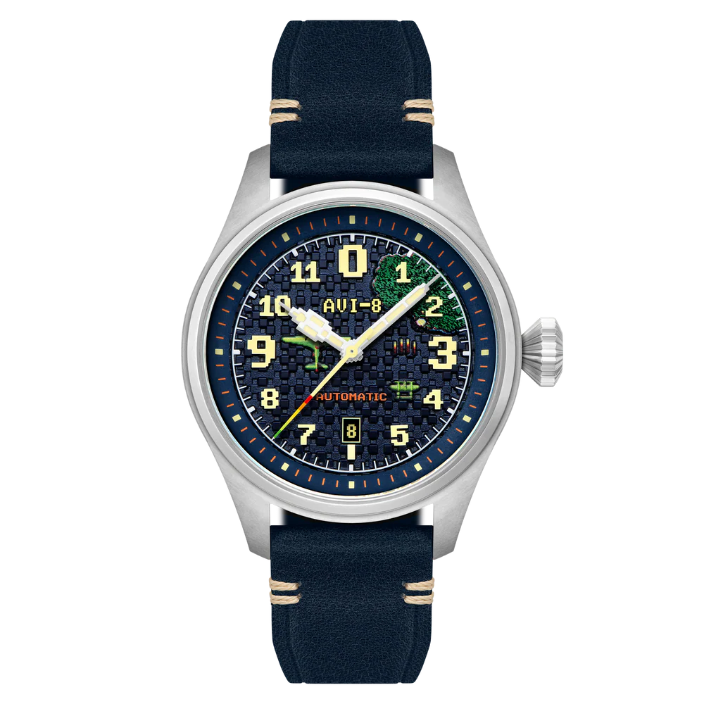 AVI-8 Capcom 1942 Automatic Pixel Limited Edition Azure Ace AV-4126-02 ...