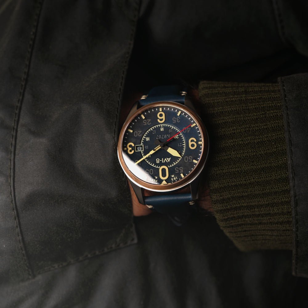 AVI-8 Spitfire Smith Automatic AV-4090-05 – HOURGLASS WATCH STORE